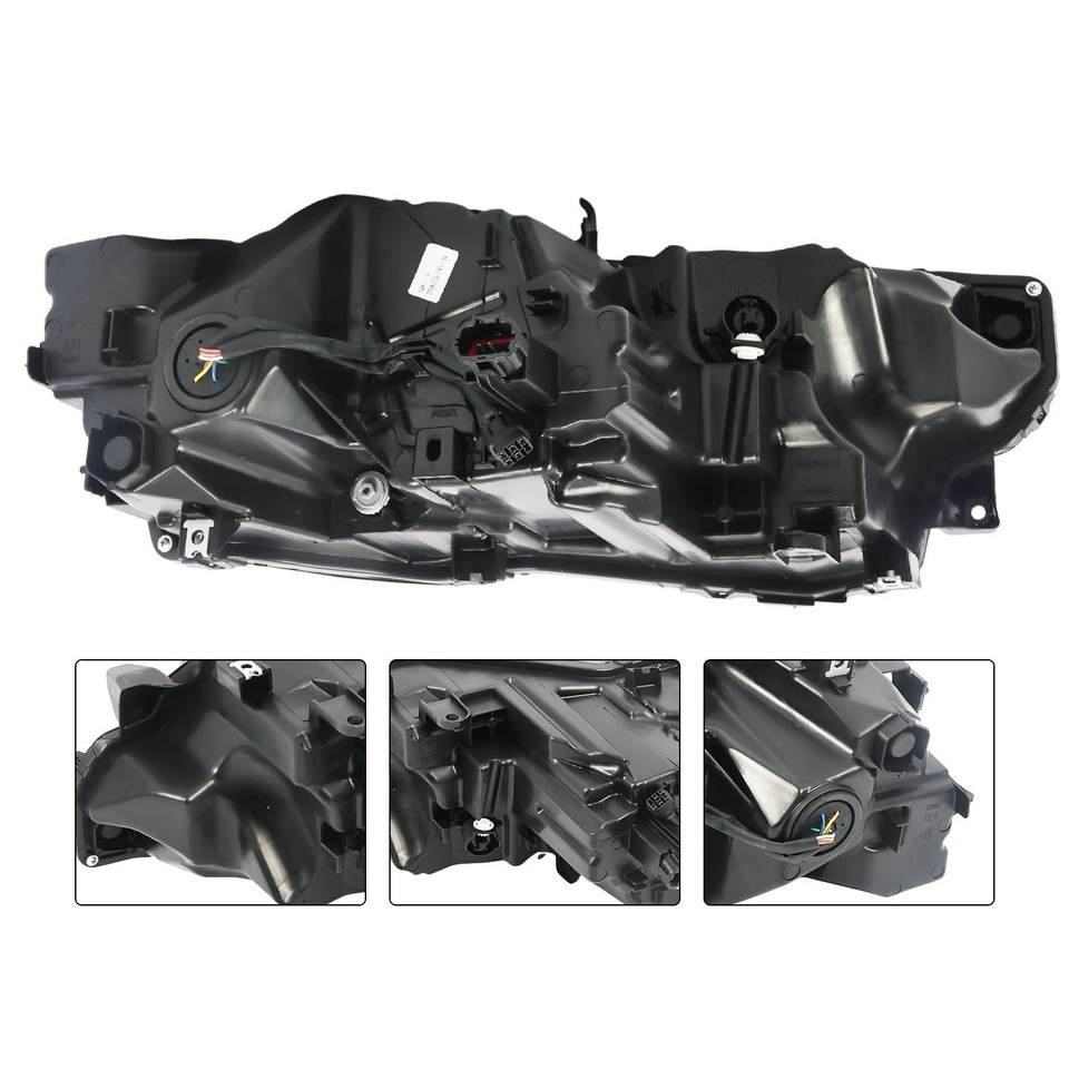 Left+Right For Nissan Rogue SL|SV 2021 2022 2023 Black LED Headlights ...