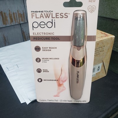 Finishing Touch Flawless Pedi Electronic Pedicure Tool Dual Speed ...