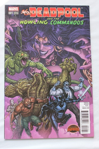 Mrs. Deadpool and the Howling Commandos #1 Bradshaw Cover (2015 ...