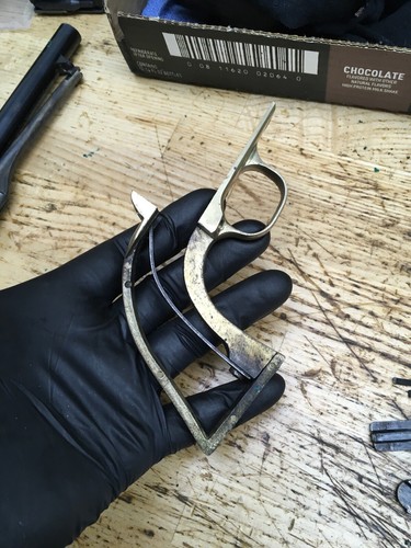 CVA Blackpowder Revolver 1860 Style 44 Cal Grip Trigger Guard Brass | eBay