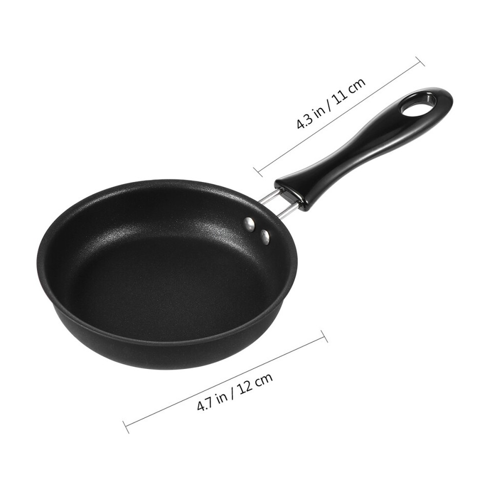 1PC Non Stick Fry Pan Round Non Sticking Pan Single Egg Frying Pan ...