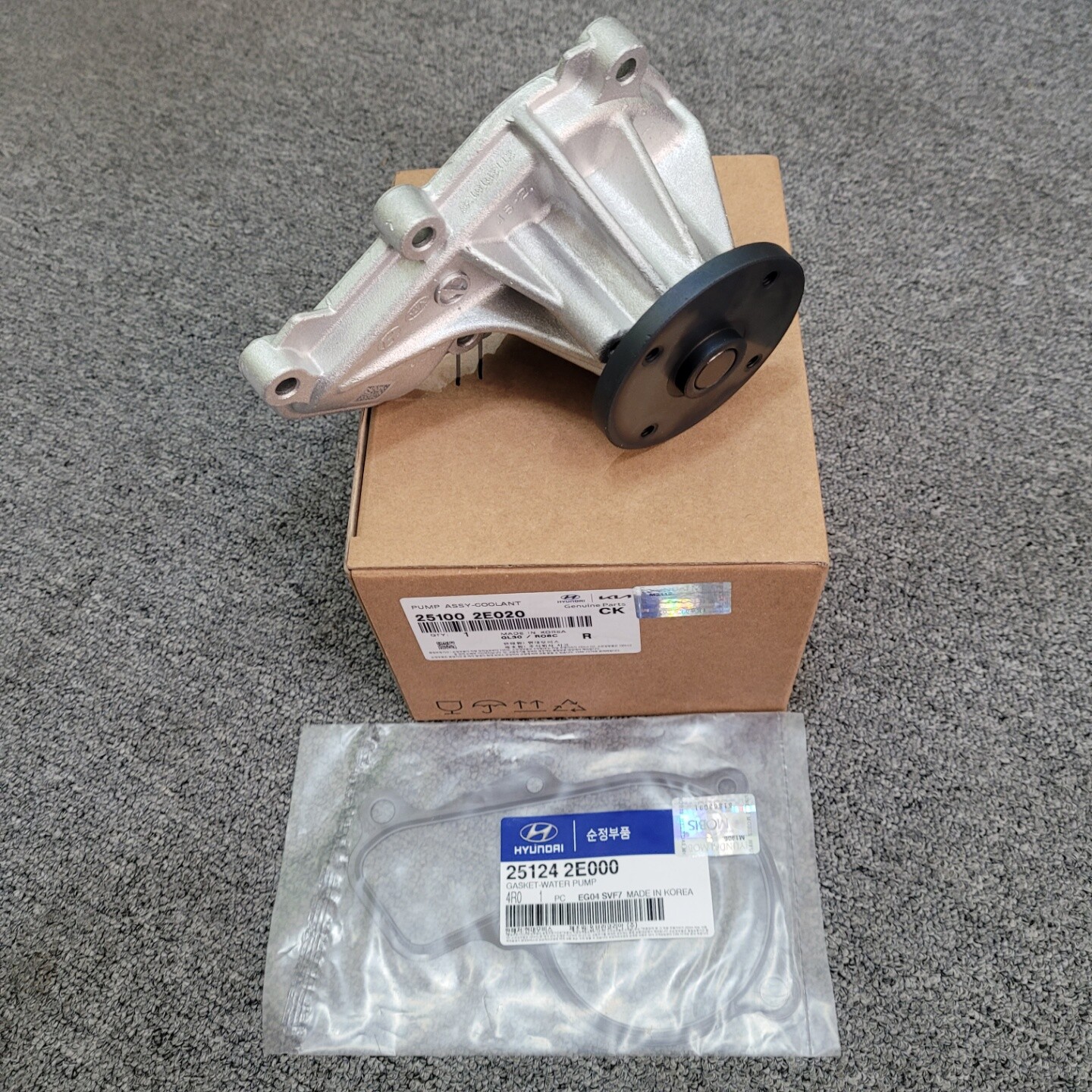 OEM 25100-2E020 & 25124-2E000 Coolant Water Pump Assy for Kia Soul 2012 ...