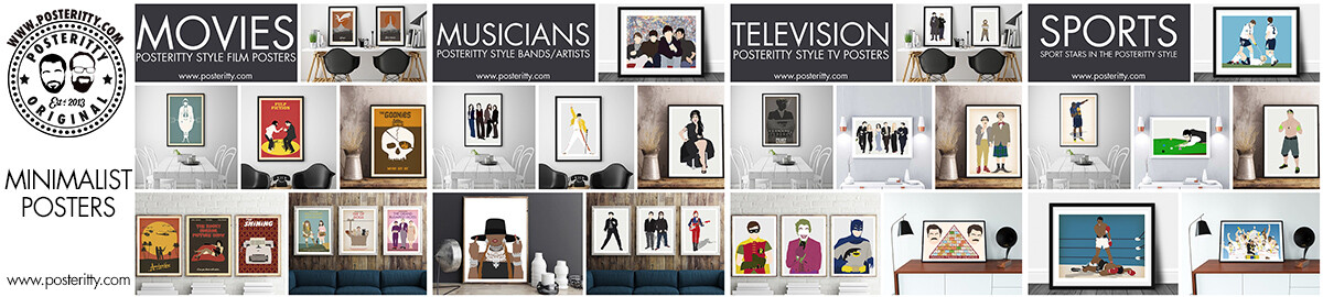 Posteritty Minimal Posters | eBay Stores