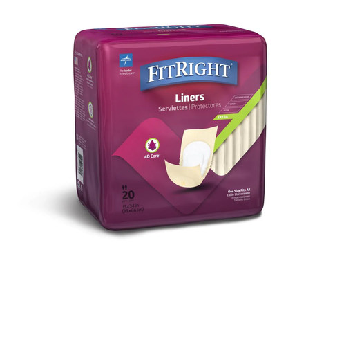 Medline FitRight Incontinence Liners | eBay