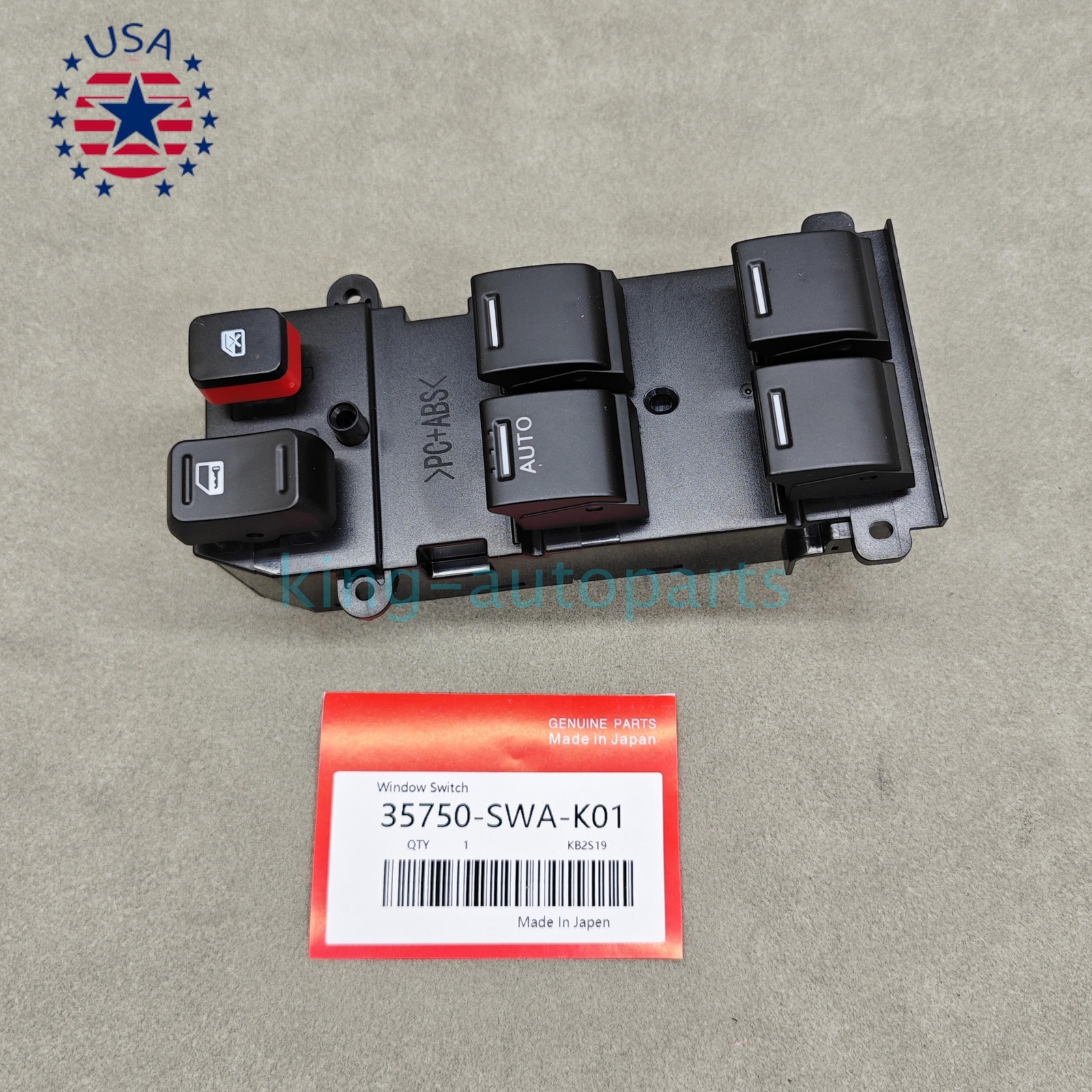 OEM 35750-SWA-K01 Power Window Master Control Switch For 2007-2011 ...