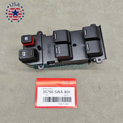 OEM 35750-SWA-K01 Power Window Master Control Switch For 2007-2011 ...