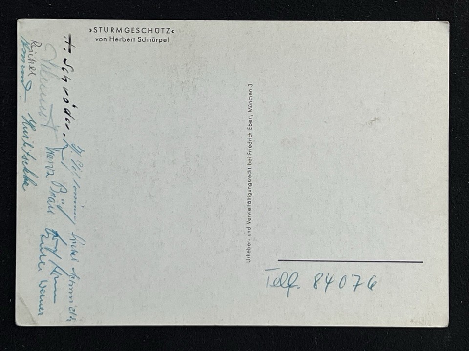 German Panzer Postcard ww2 STURMGESCHÜTZ Photo album Deutschland ...