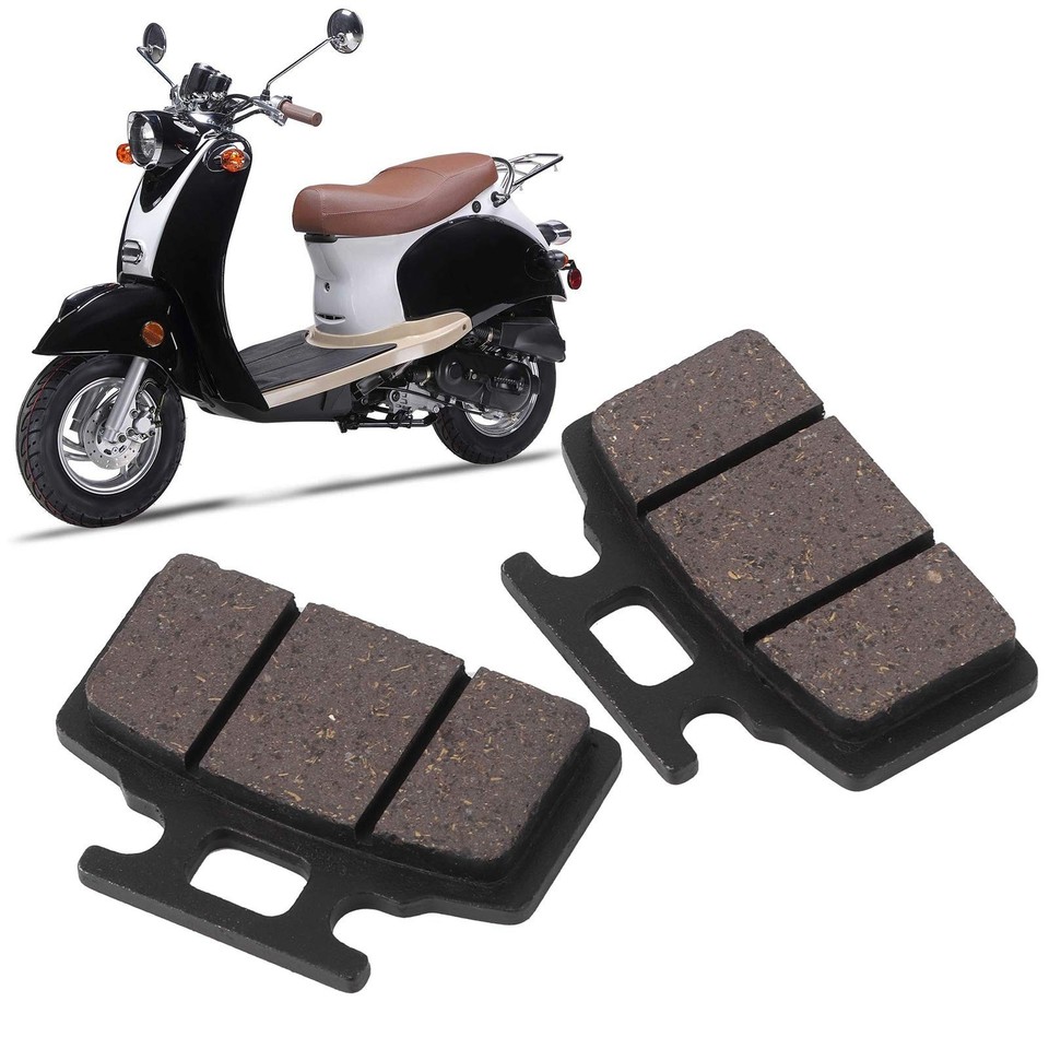 Front Brake Pad Set, Pair Of Front Disc Brake Pads Moped Brake Pads Fit ...
