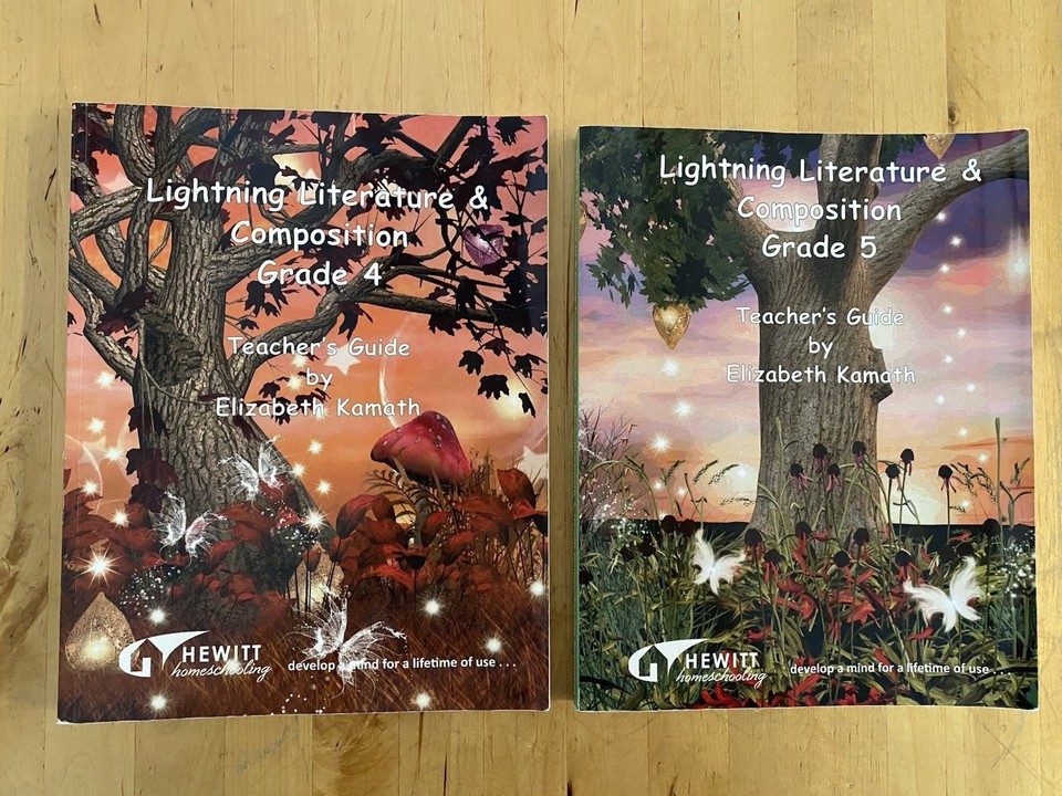 Lightning Literature & Composition Teacher Guide Grade 4 & 5, + 2 Books ...