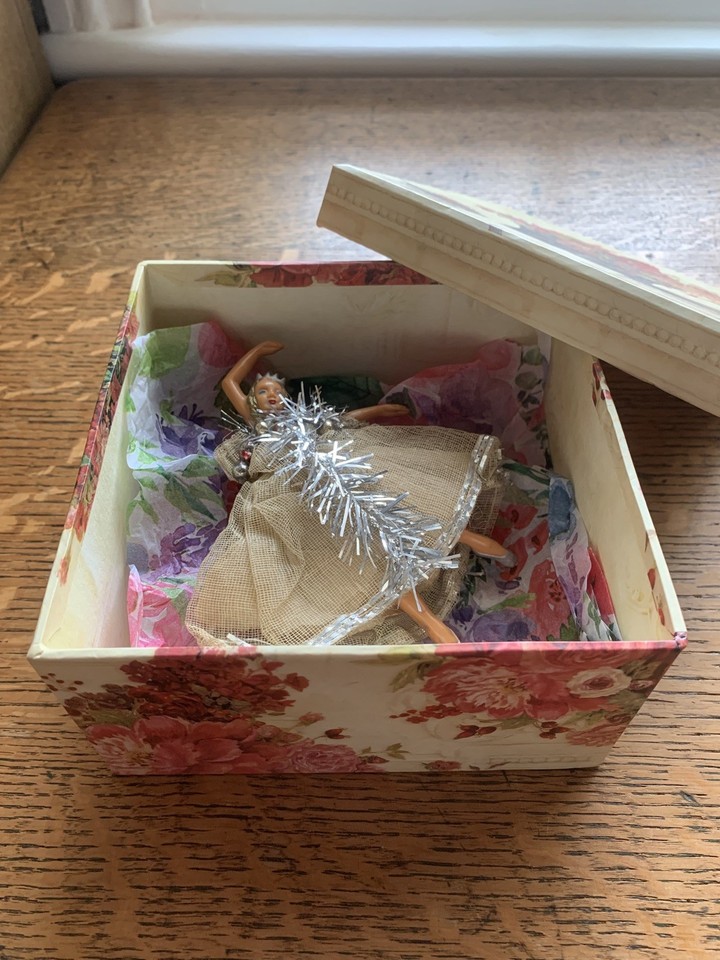 Vintage 1950s Dibro Ballerina Fairy Angel Christmas Tree Topper Kitsch ...