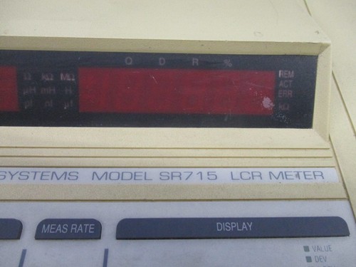 Stanford Research Systems SR715 LCR Meter *Power Tested Only* T8-D2 | eBay
