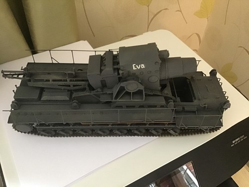 Trumpeter 00215 Morser Karl-gerat 040/041 TRACKED Mortar Gun 1/35 RARE ...