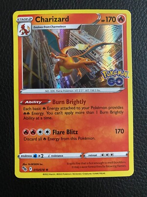 Charizard 010/078 Pokémon GO Holo | eBay
