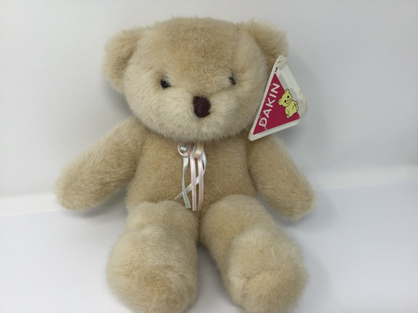 Vintage Dakin Ribbons Bear 1990 Plush 9" | eBay