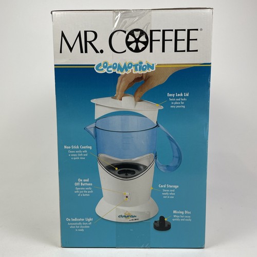 Mr. Coffee Cocomotion 4 Cup Automatic Hot Chocolate Cocoa Maker - White ...