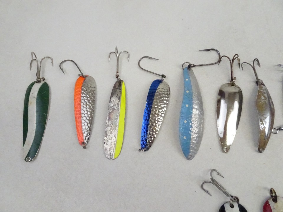 Dardevle Marathon Finn Doctor Kush Tom Mack Spoons Vintage Lure Metal ...
