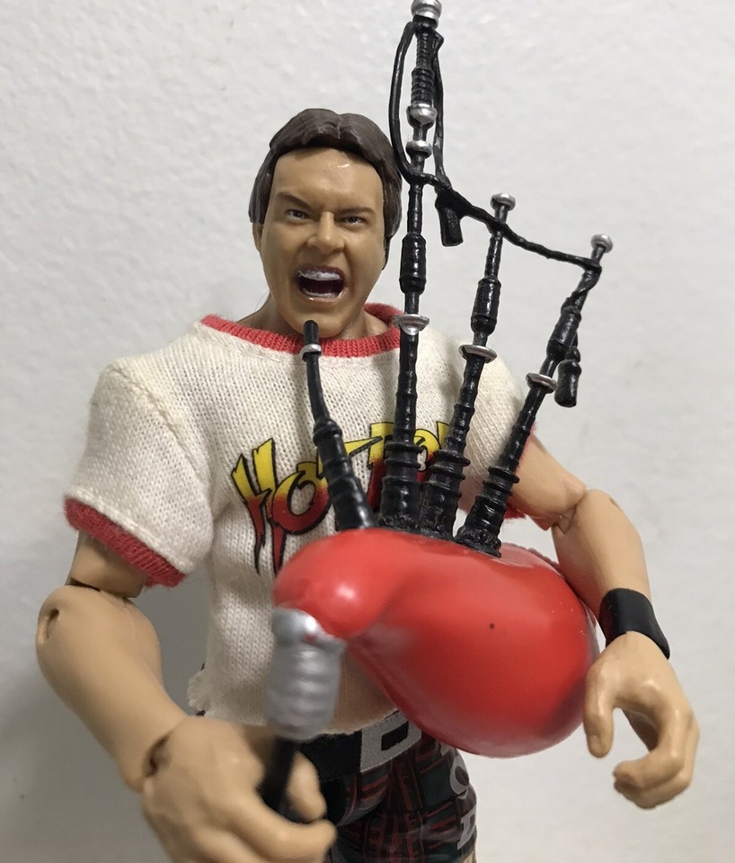 WWE Mattel Elite Rowdy Roddy Piper Custom Figure Rare HTF WWF AEW NJPW ...