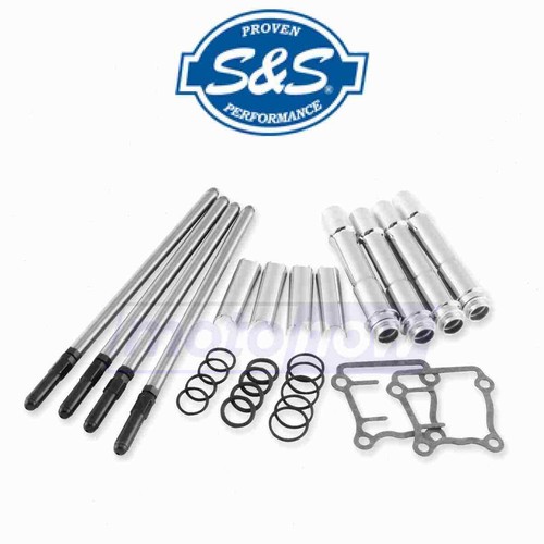 S&S Cycle Adjustable Pushrod Kit for 1999-2017 Harley Davidson FXDWG ...
