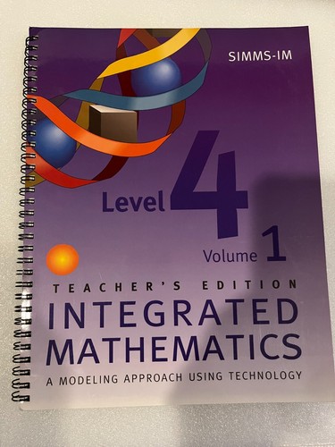 Simms-IM Teacher's Edition Integrated Mathematics - Level 4, Volume 1 ...