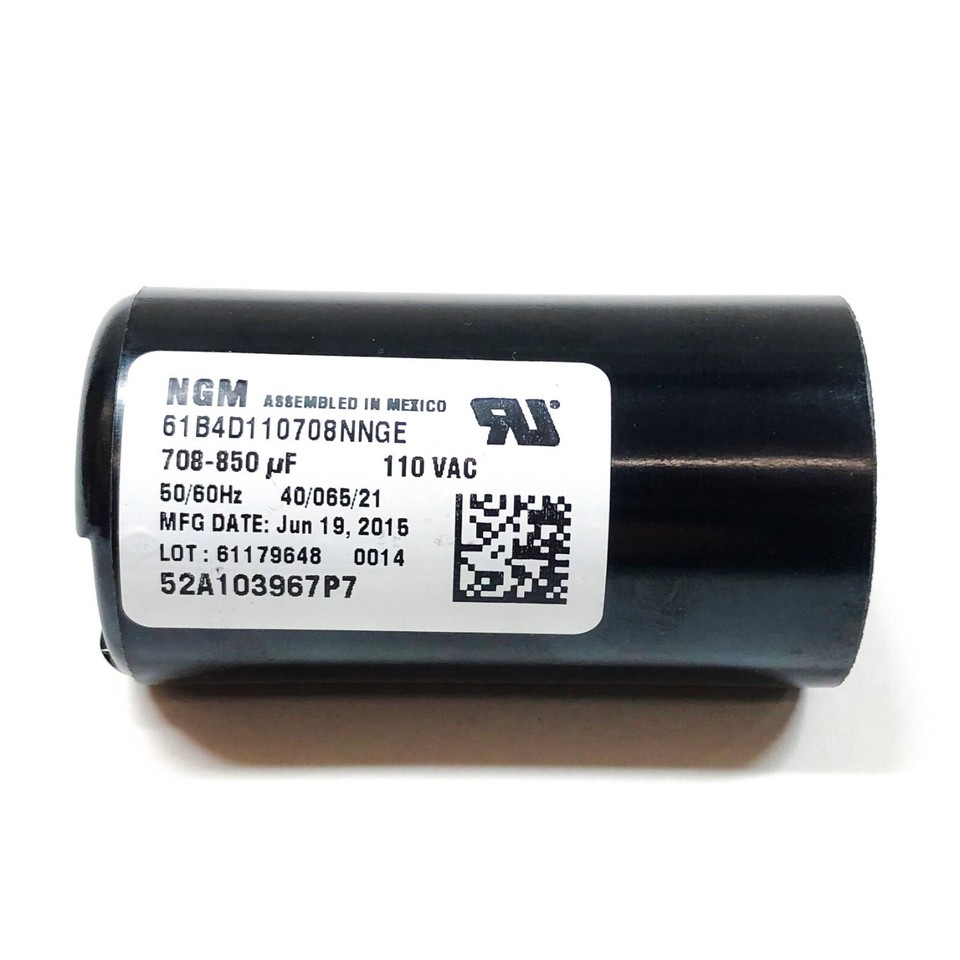 52A103967P7 NGM Start Capacitor, 708-850 uf, 110 VAC, 50/60Hz | eBay