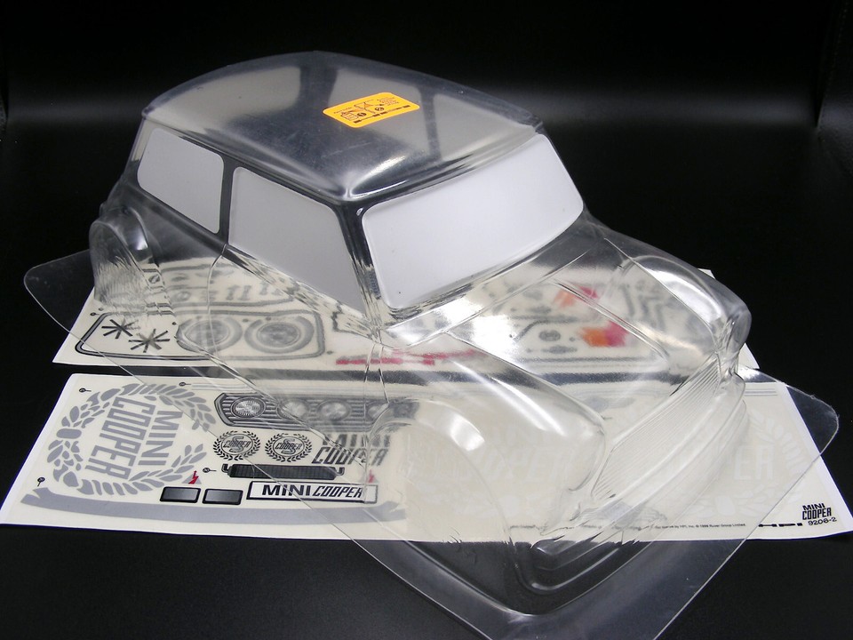 Vintage 1999 HPI MINI RS4 Nitro #7206 ROVER MINI COOPER Body & Decal ...