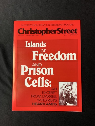 Christopher Street Magazine 1992 #191 - Islands Of Freedom | eBay