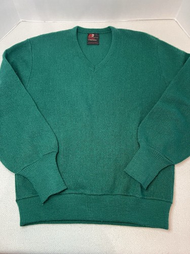 Arnold Palmer Virgin Wool Kelly Green V Neck Pullover Men’s M LS | eBay