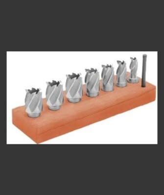 7 Piece Annular Cutters 2" Cut Set - HSS Mag Drill - Slugger Bit - MDX ...