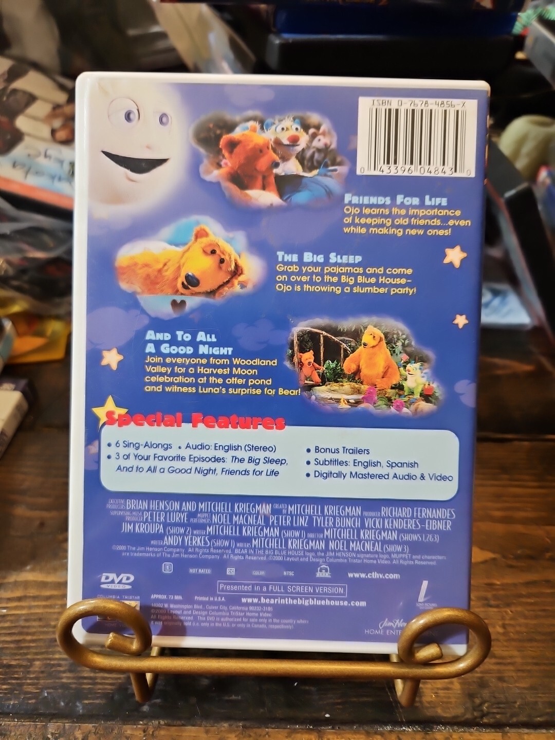 Bear in the Big Blue House - Sleepy Time with Bear and Friends (DVD, 2000,... 43396048430 | eBay