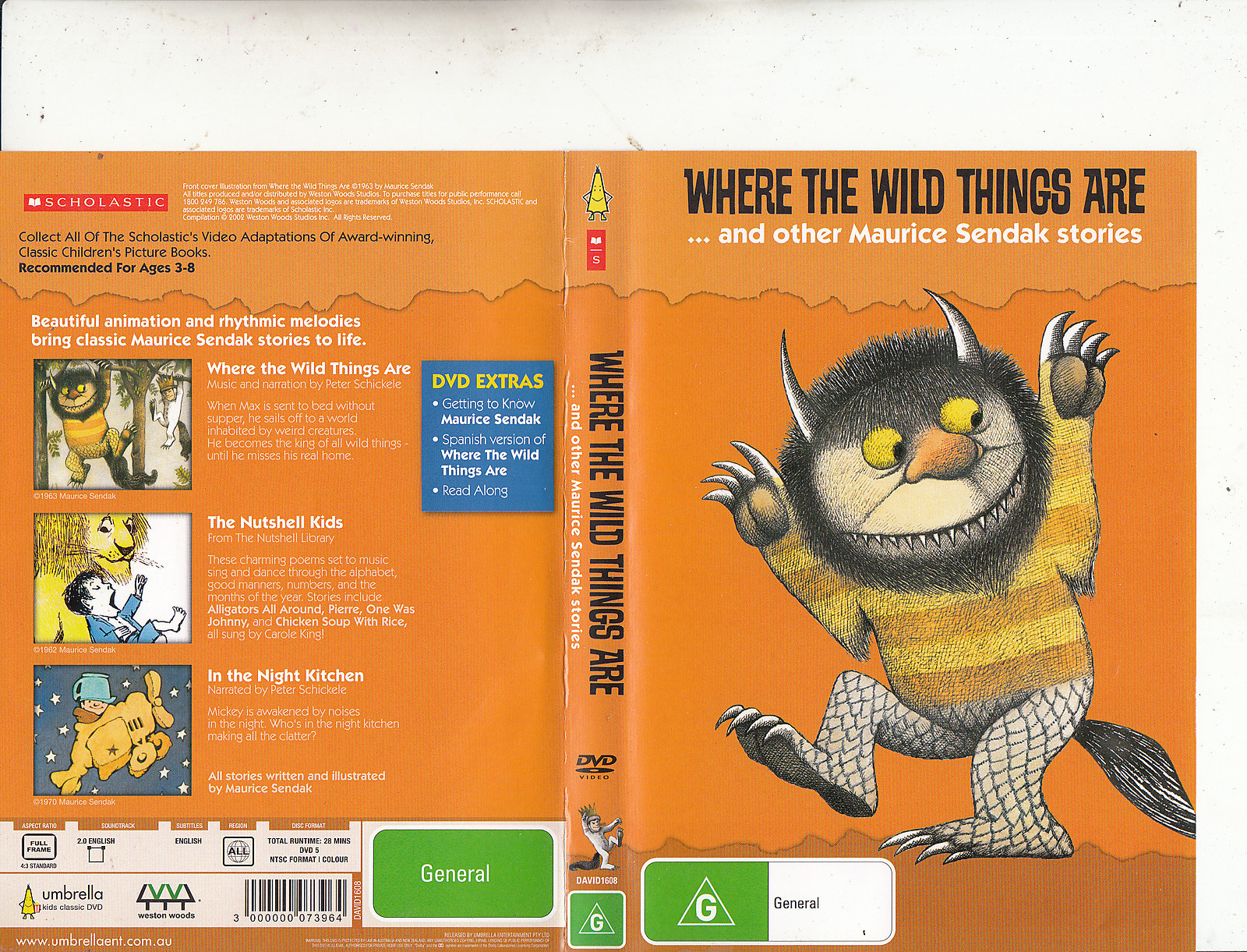 Where The Wild Things Are-1962/63/70-[3 Stories]-Animated WTWTA-DVD ...