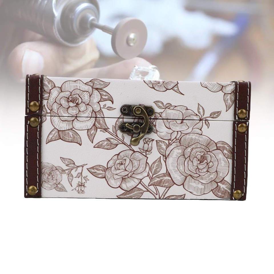 Tissue Storage Box Leather Cover Wooden Tissue Holder for Coffee Table ...