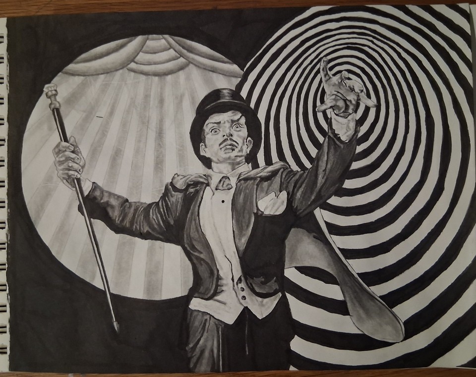 Original pencil and ink drawing Mandrake the Magician superhero art | eBay