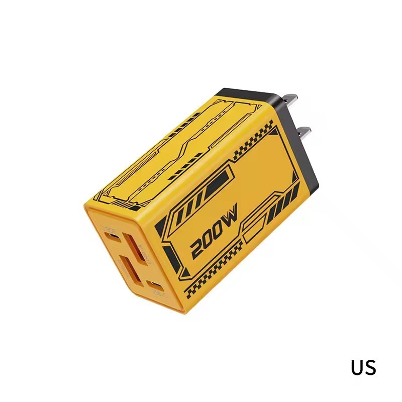 200W Gan Multi Port Charger Dual PD USB For Samsung Iphone Charger Fast ...
