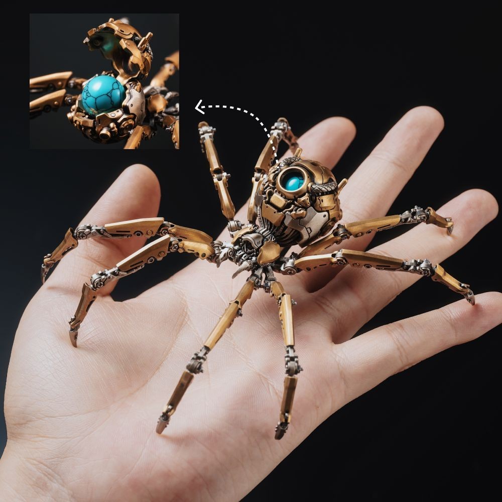 Steampunk Mechanical Spider