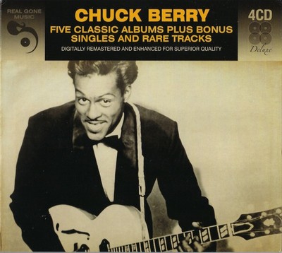 4CD Chuck Berry 5 Classic Albums Plus Bonus Singles and Rare Tracks ...