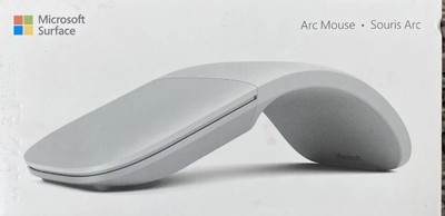 Microsoft - Surface Arc Wireless BlueTrack Ambidextrous Mouse - Light Gray 889842167221 | eBay