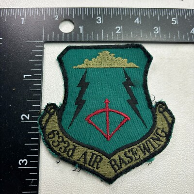 Vintage 633RD AIR BASE WING U.S. Air Force Patch USAF 39MT | eBay
