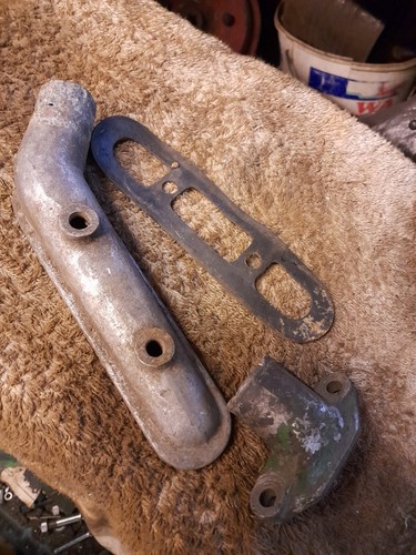 AUSTIN SEVEN RUBY WATER MANIFOLDS PLUS RUBBER GASKET. HIGH COMPRESSION ...