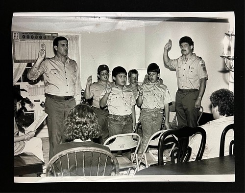 1988 North Carolina Boy Scout Troop 190 BSA Pledge Parents Vintage ...