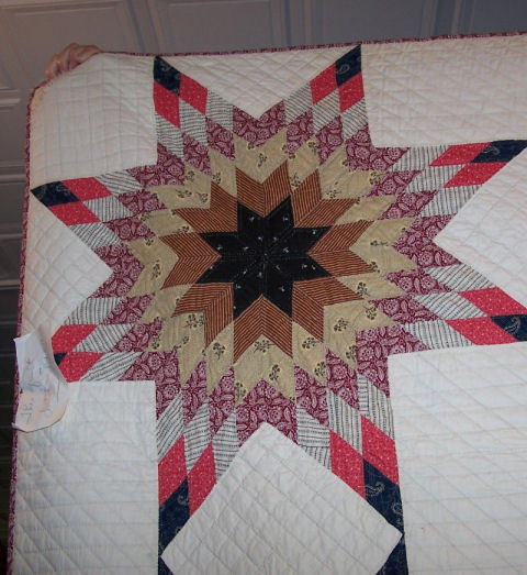 Antique quilt “Stars Upon Stars” pattern Pieced Quilt Dated 1900 | eBay