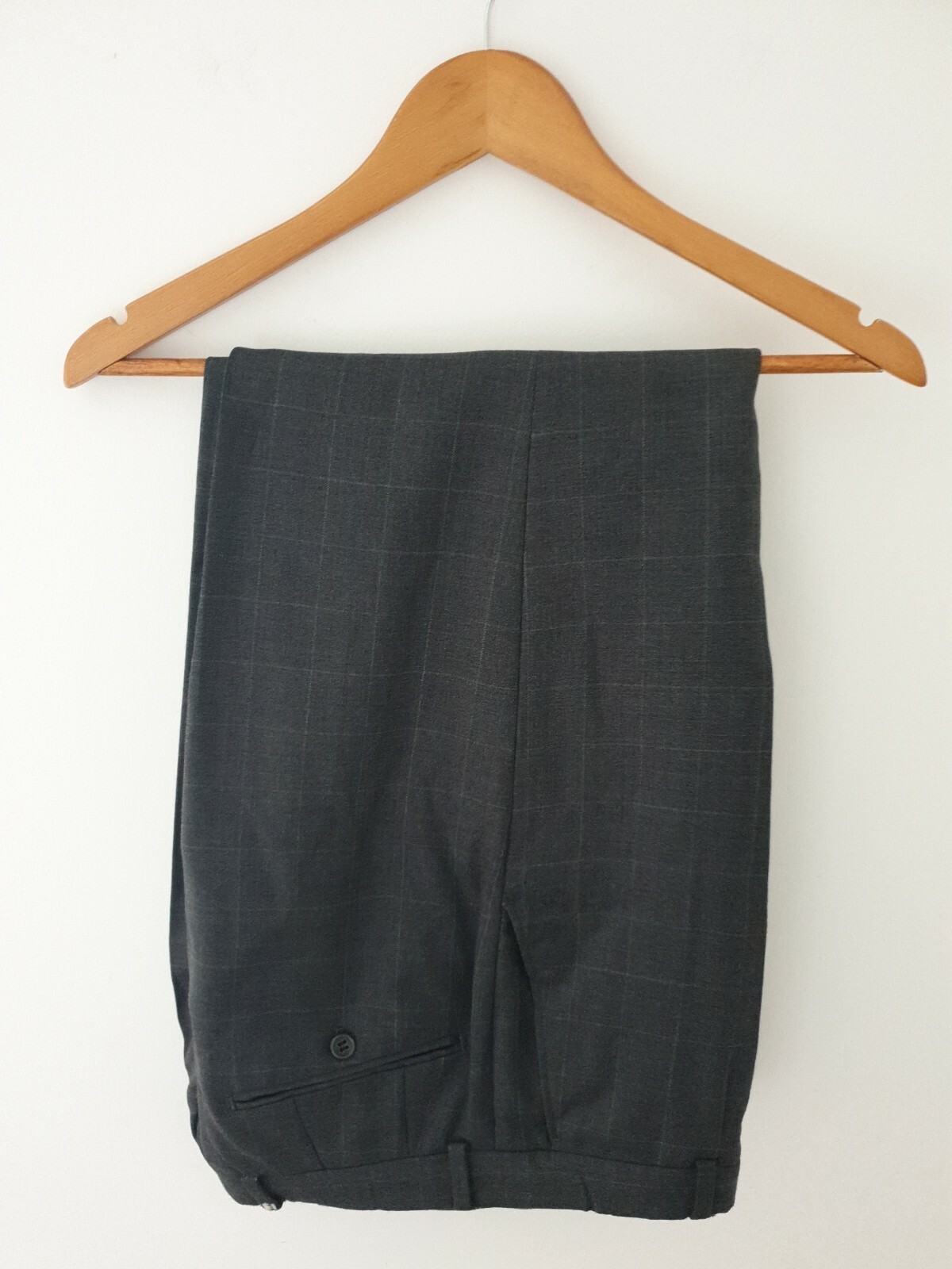 Jasper Conran Mens Suit - Grey Check - Pure New Wool - 42" Jacket smart ...