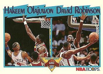1991-92 Hoops #309 Hakeem Olajuwon / David Robinson | eBay