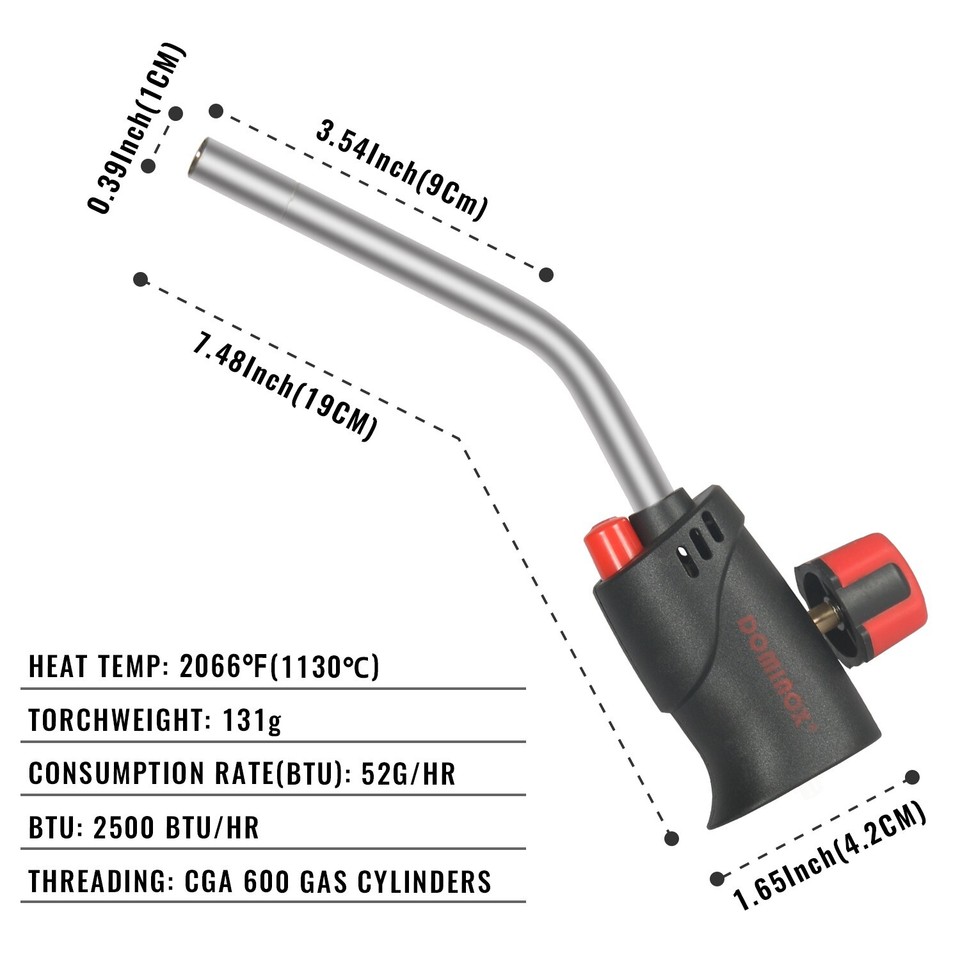 Propane Torch Head Trigger Start Gas Welding Torch Head Map Mapp Pro ...