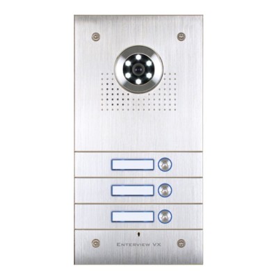 ESP EVVX3F Enterview VX 3 Button Video Door Station Intercom Camera ...