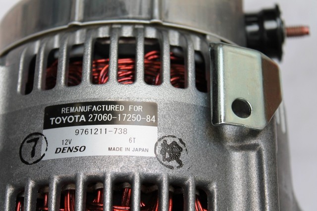 Genuine Toyota Alternator 12volt 110amp Remanufactured Land Cruiser for ...