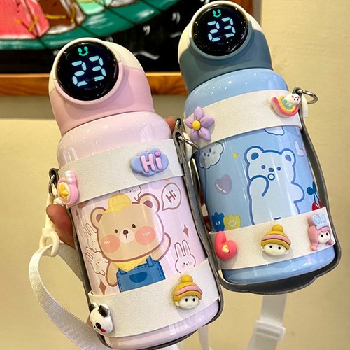 400ml Children Water Bottle Rabbit Pattern Insulation Leak-proof ...