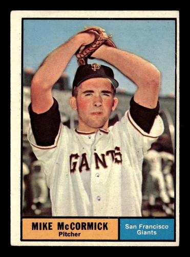 Mike McCormick 1961 Topps #305 San Francisco Giants Vg-Ex | eBay