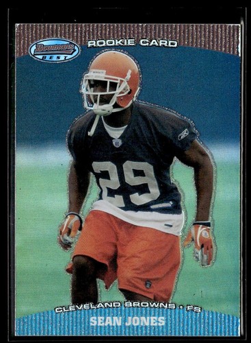 2004 Bowman's Best Sean Jones Rookie Cleveland Browns #92 | eBay