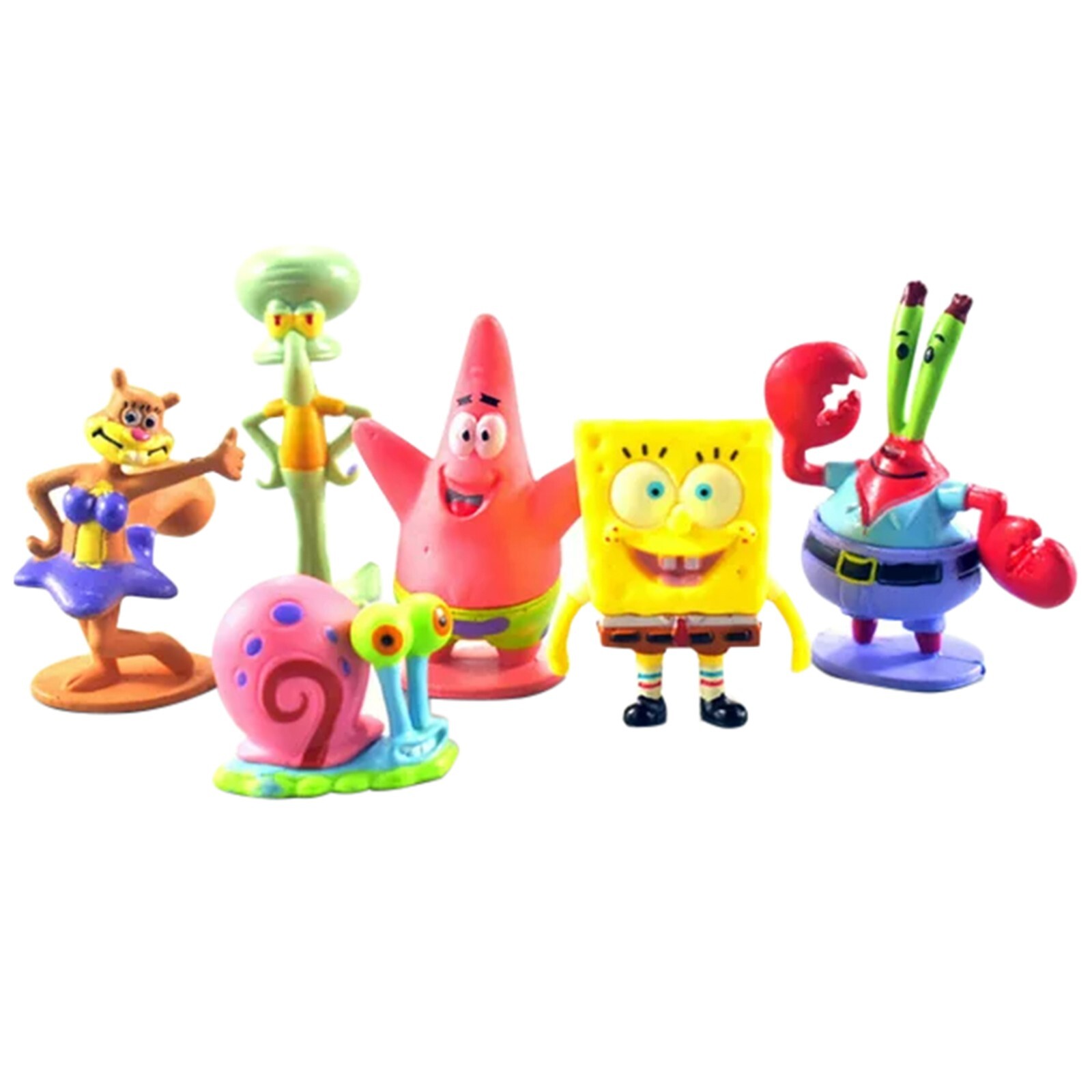 6 Pcs/Set PVC Sponge Pie Baby Star Ornaments PVC Figure Toy | eBay