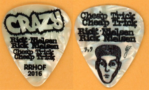 Cheap Trick Rick Nielsen PEARL CRAZY V2 Guitar Pick - 2016 Rock & Roll ...